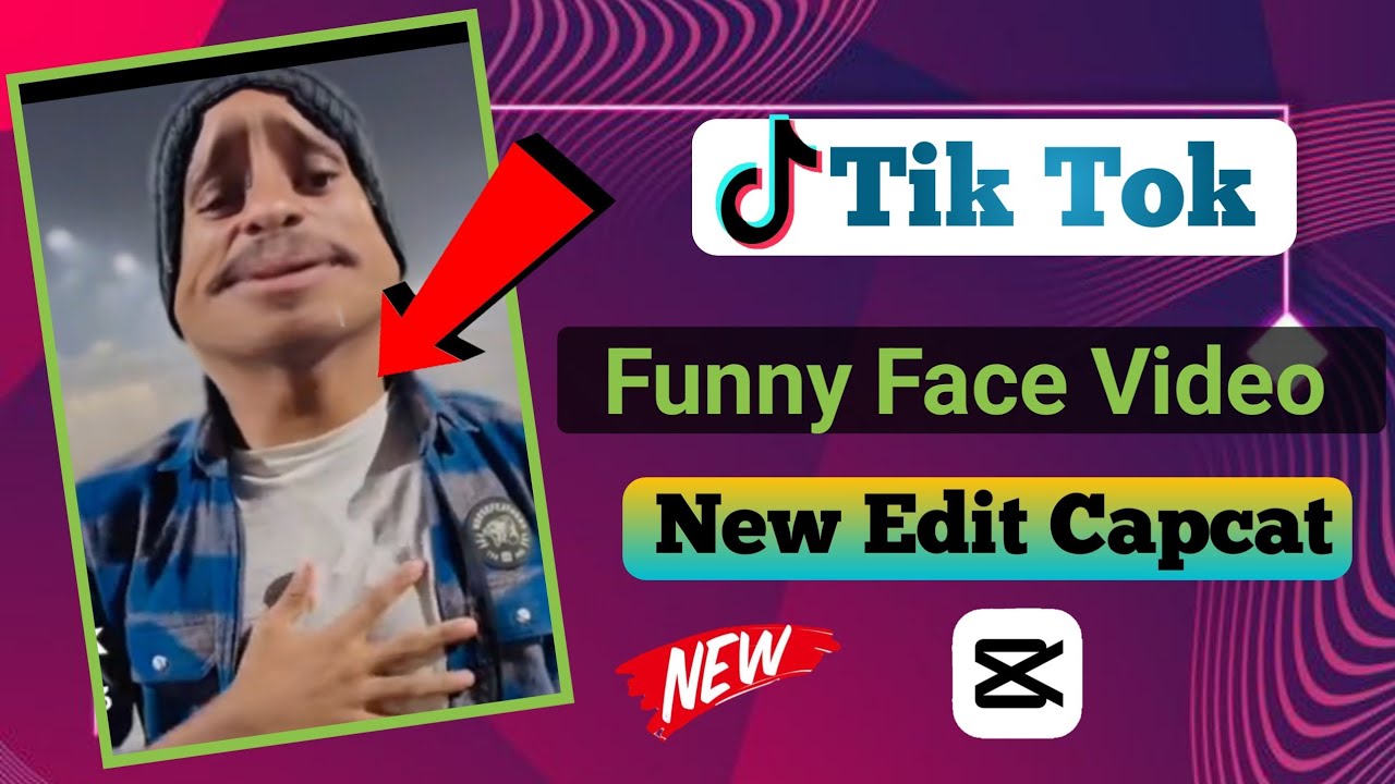 Tik Tok Funny Face Video Editing Editing। Capcat New Video Editing Tutorial - YouTube