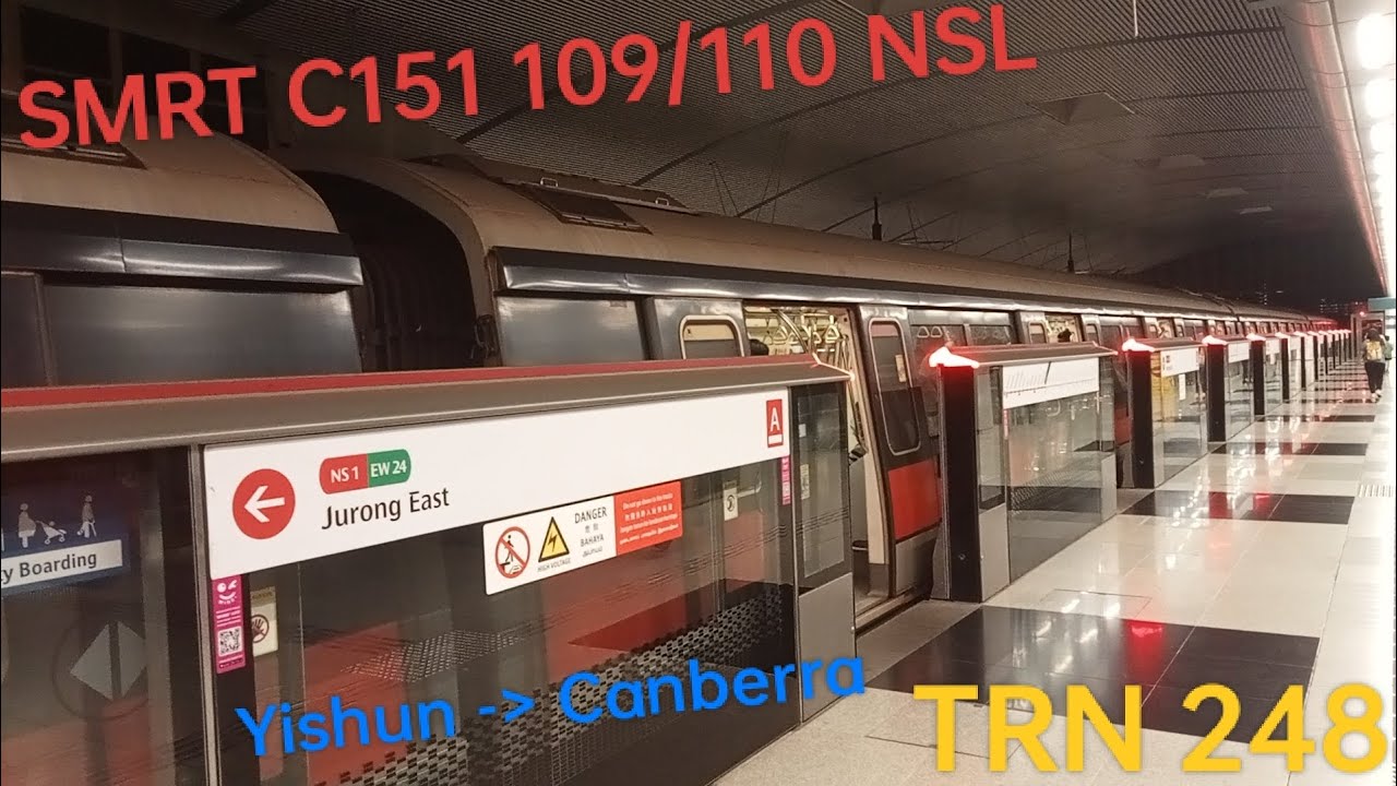 [SMRT] (KHI PMSM NSL Ride) C151 109/110 from Yishun → Canberra (»Jurong ...