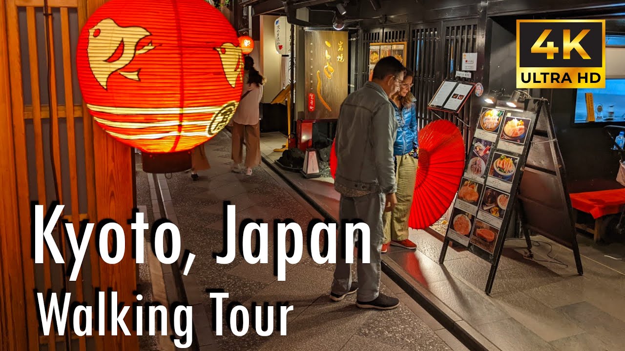 【4K】Kyoto, Japan Night Walk | Pontocho Alley to Gion - YouTube