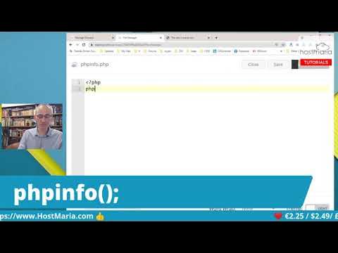 How to Create phpinfo File and Check PHP configurations Using a Browser - YouTube