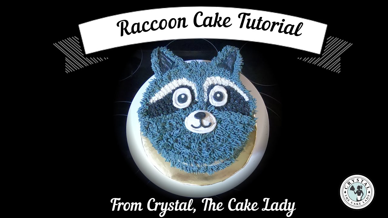 Raccoon Cake Tutorial - YouTube