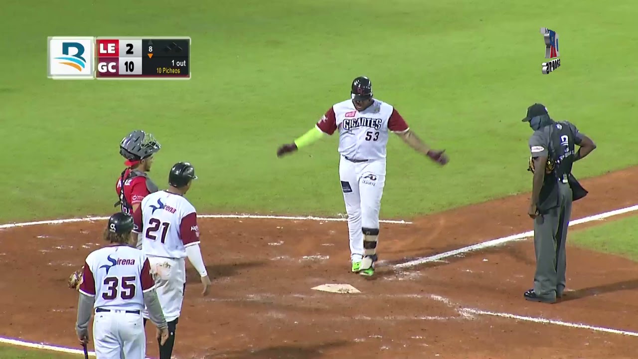 HR | Edwin Espinal (GC) vs Leones del Escogido | 9 NOV 2021 | Serie ...