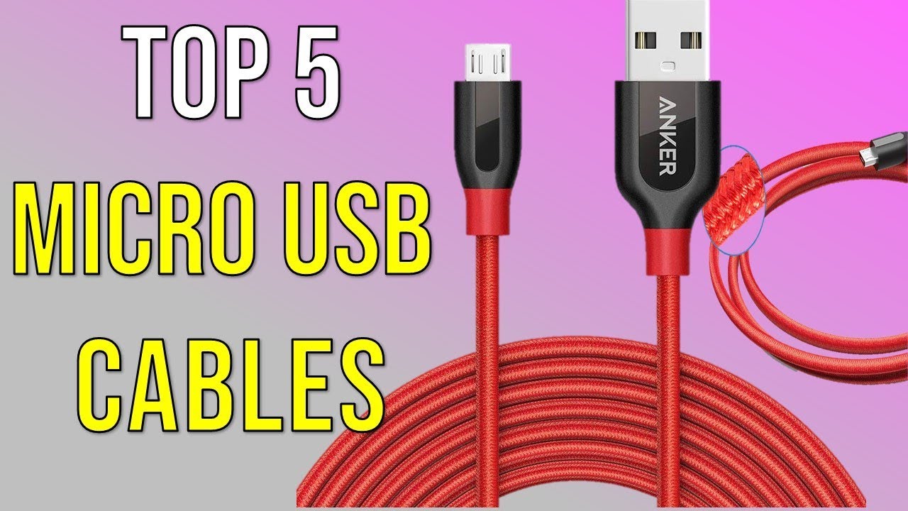 Top 5 Best Micro USB Cables In 2020-Fast Charging Cables - YouTube