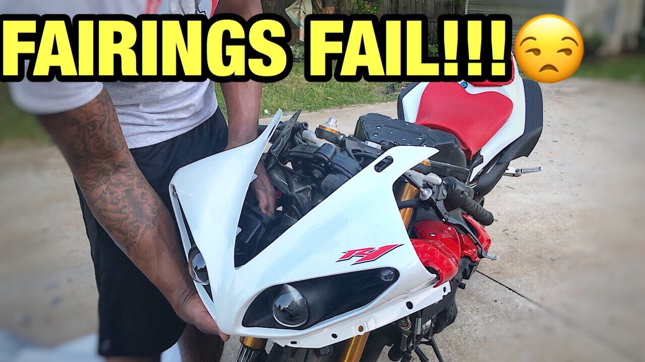 How to rebuild a wrecked Yamaha R1 part 7 - YouTube
