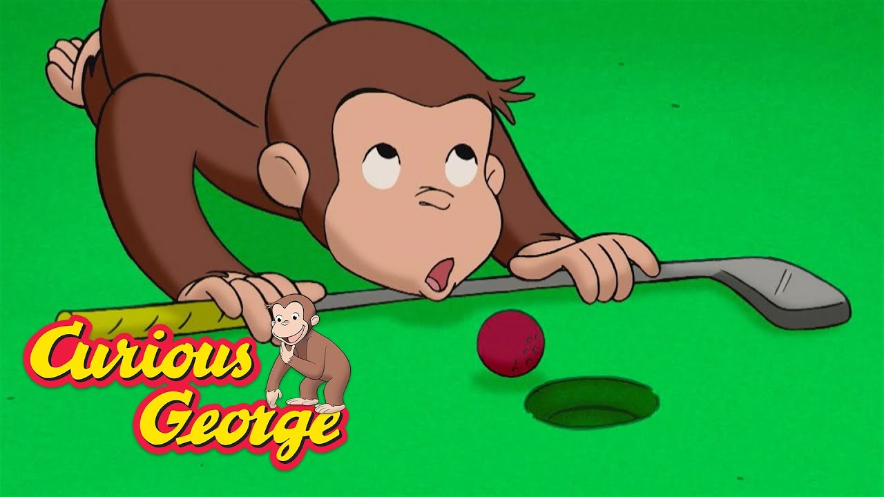 The Mini Golf Tournament 🐵 Curious George 🐵 Kids Cartoon 🐵 Kids Movies ...