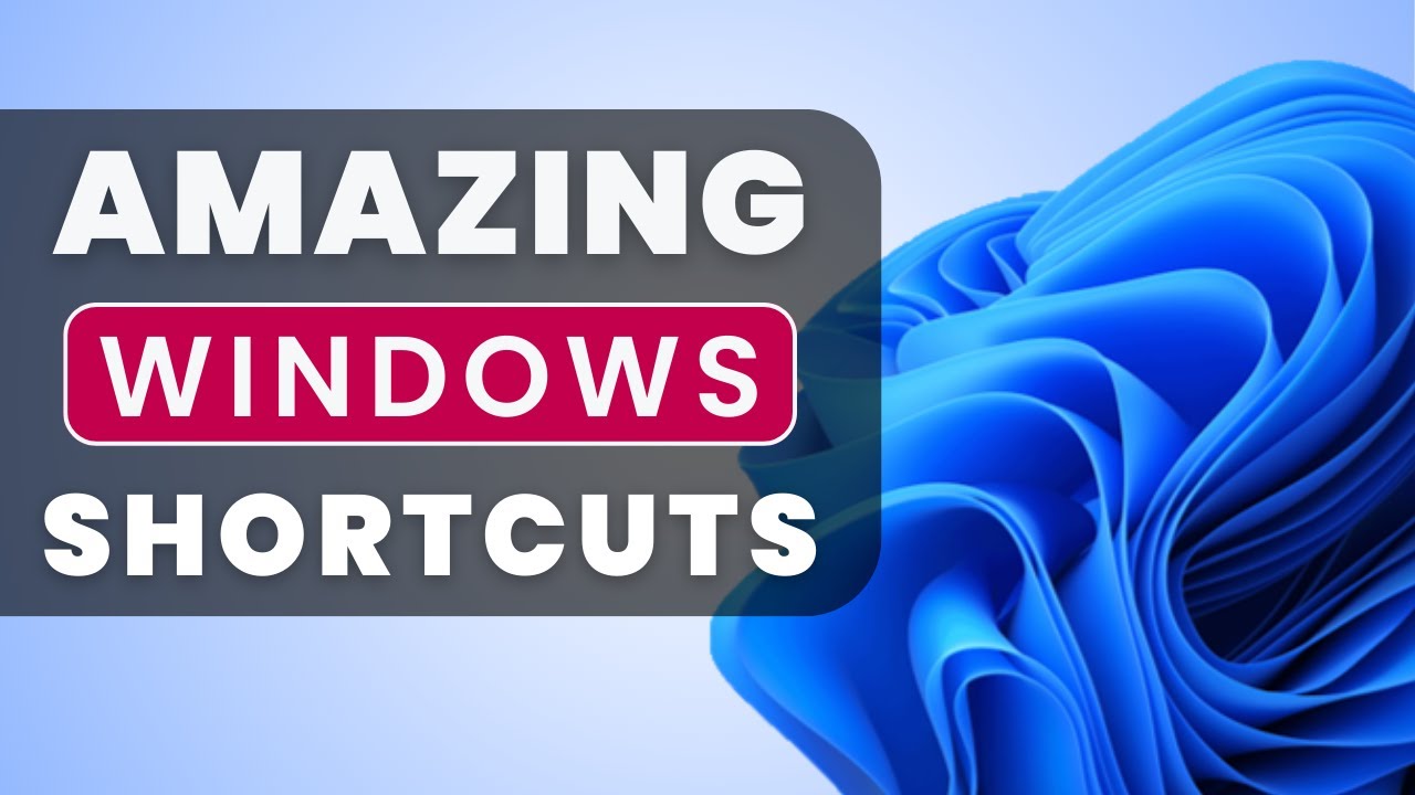 AMAZING Windows Shortcuts That You Are NOT Using - YouTube
