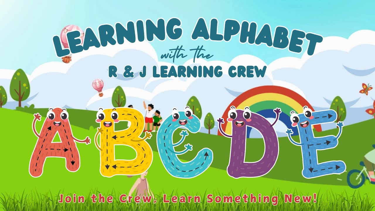 Learn the ABCs with R&J Learning Crew | Fun Alphabet Adventure for Kids! - YouTube
