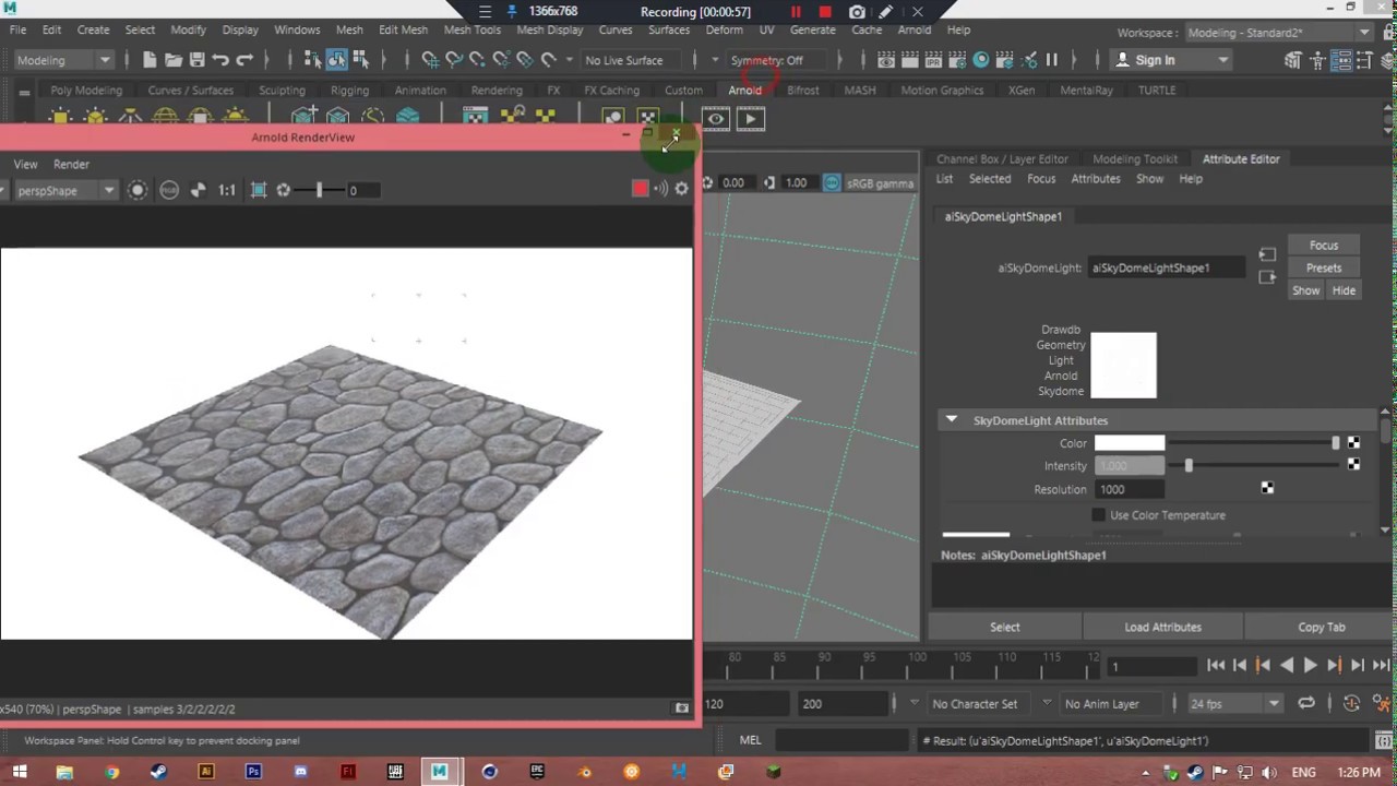 Displacement map tutorial - Maya 2018 Arnold - YouTube