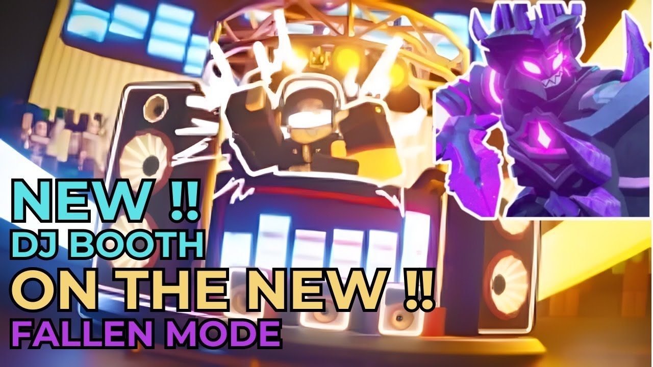 New Fallen mode with New DJ on Mobile | Tower Defense Simulator Roblox ...