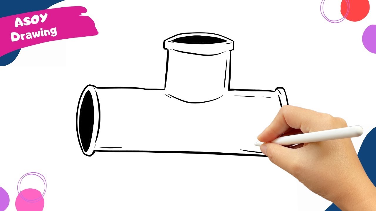 How to Draw Water Pipe - YouTube