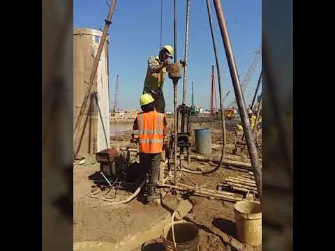 SPT soil investigation test for soil testing - YouTube