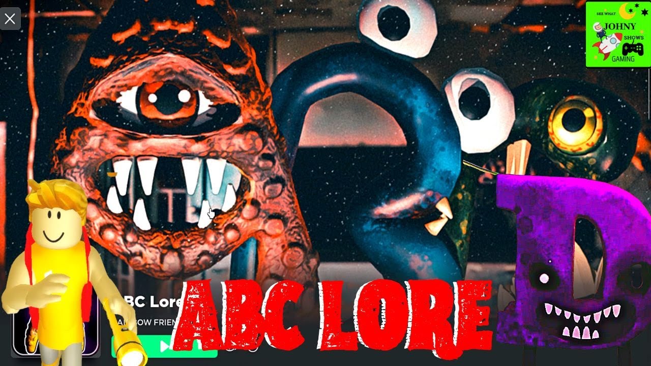 ABC LORE ALPHABET LORE GAME BY Rainbow Friends! Roblox - YouTube