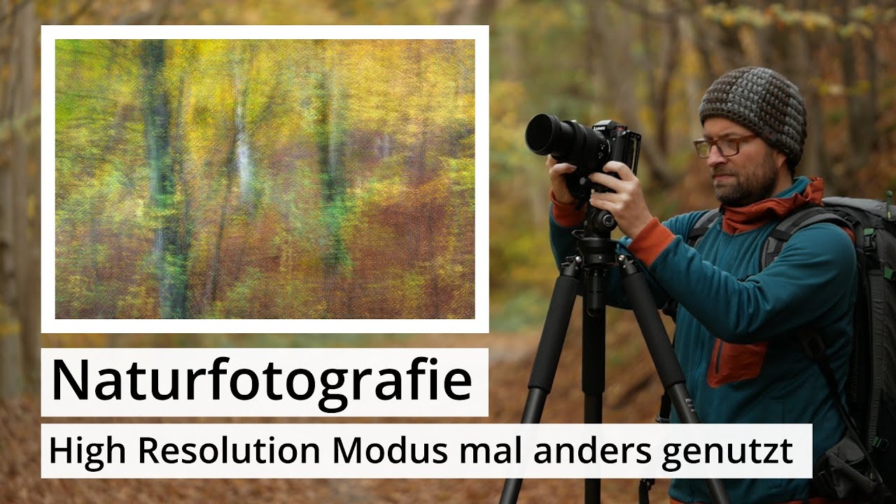 Naturfotografie: Im HERBSTWALD mit dem Hi-Res-Mode auf Abwegen ...