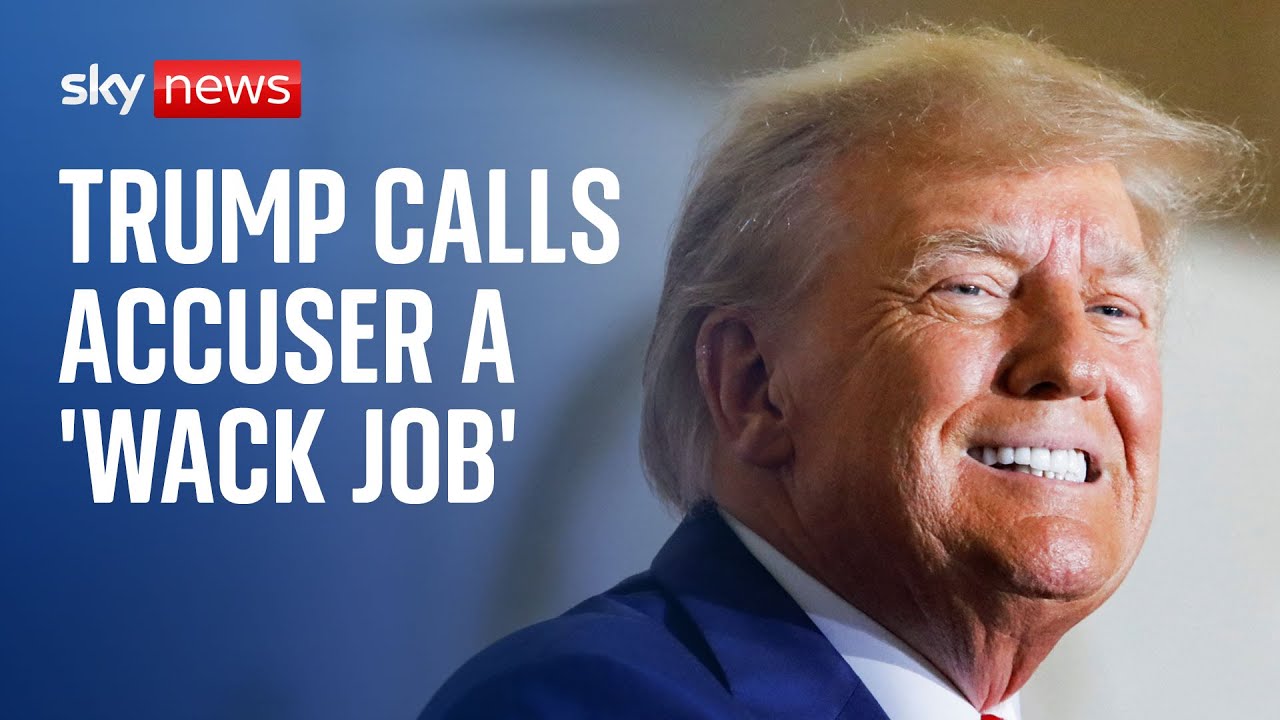 Donald Trump Calls Sex Accuser A Wack Job In Us Tv Interview Youtube