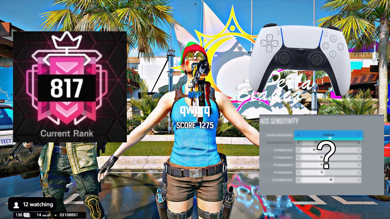 THE **BEST** High Sens Controller *CHAMPION SETTINGS* - R6 Controller ...