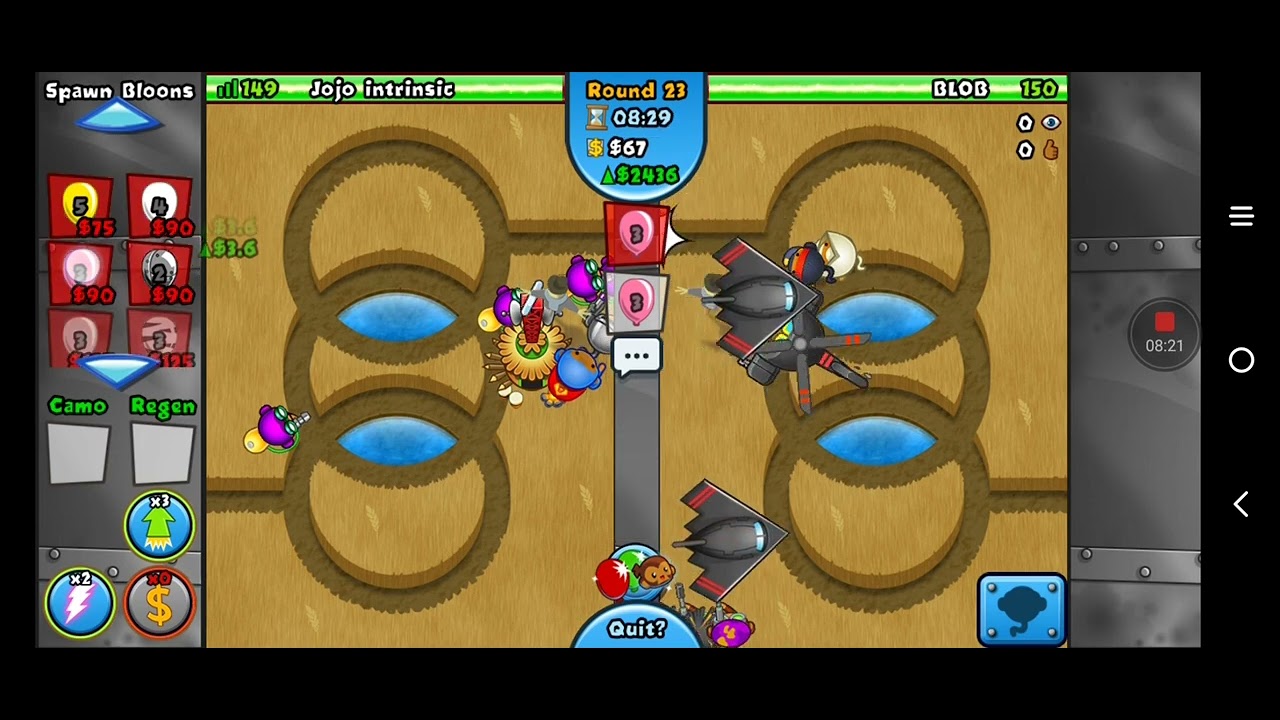 BTD BATTLES GAMEPLAY 2 #btdbattles - YouTube