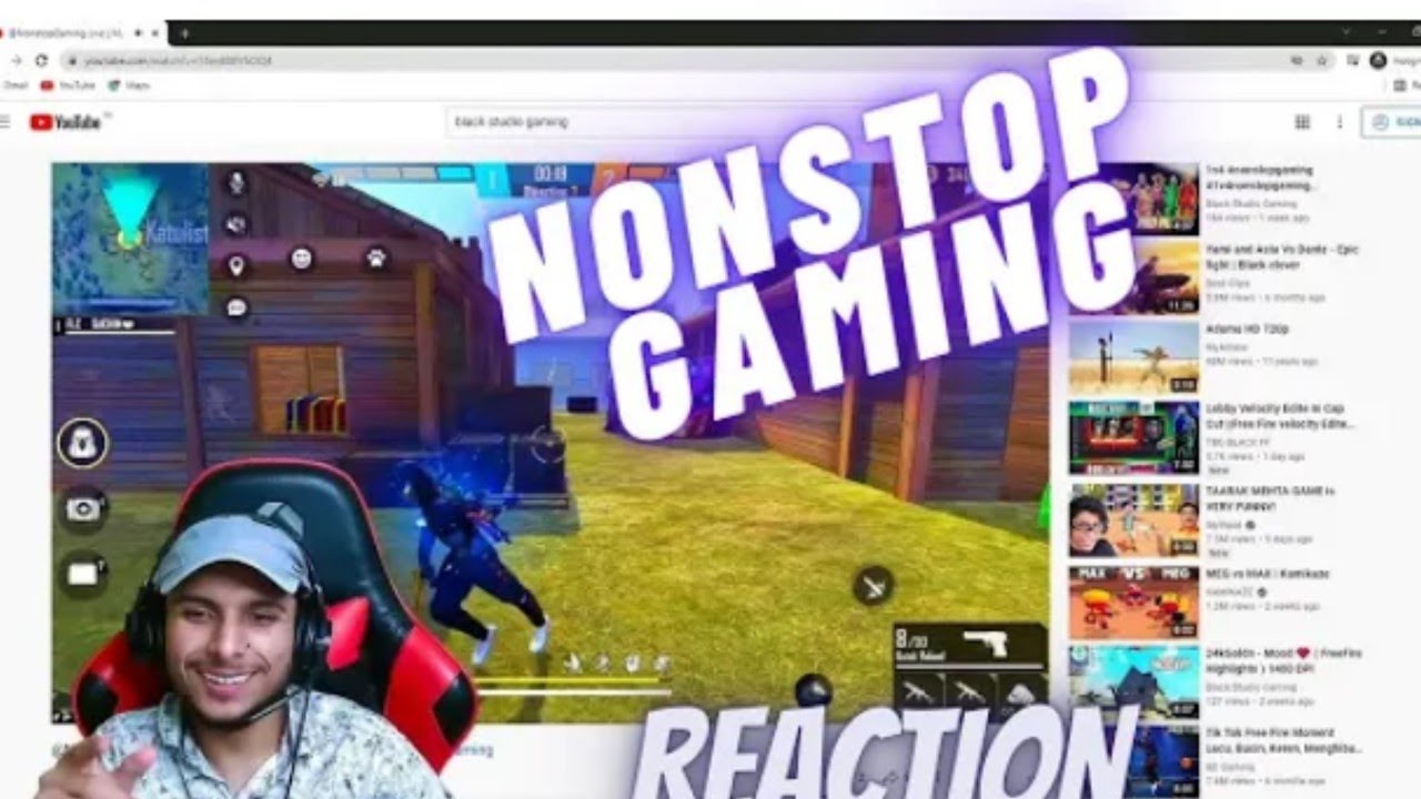 @nonstop Gaming reacts on my gameplay // amazing reacts nonstop gaming ...