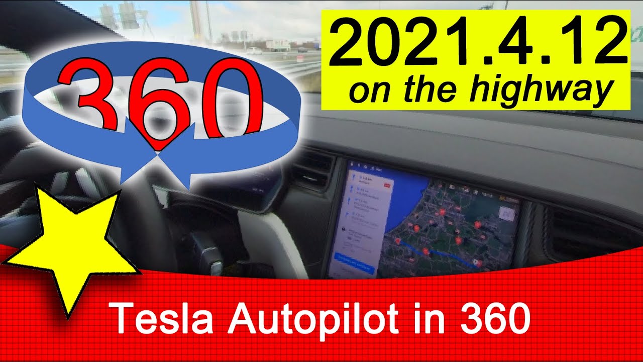 VR360 test-drive in Tesla Model X with Autopilot 2021.4.12. Join the ...