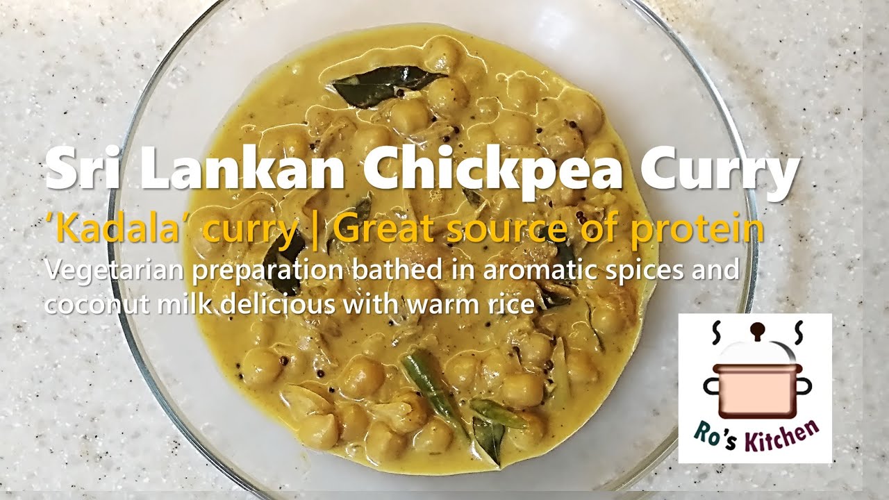 Incredibly delicious Sri Lankan Chickpea Curry! High Protein. Super ...
