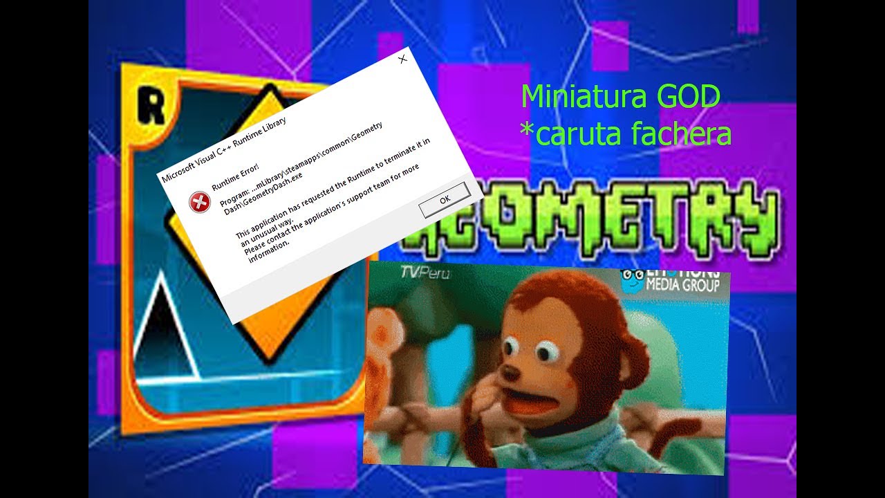 -Solucionar el error cuando no abre tu Geometry Dash- - YouTube