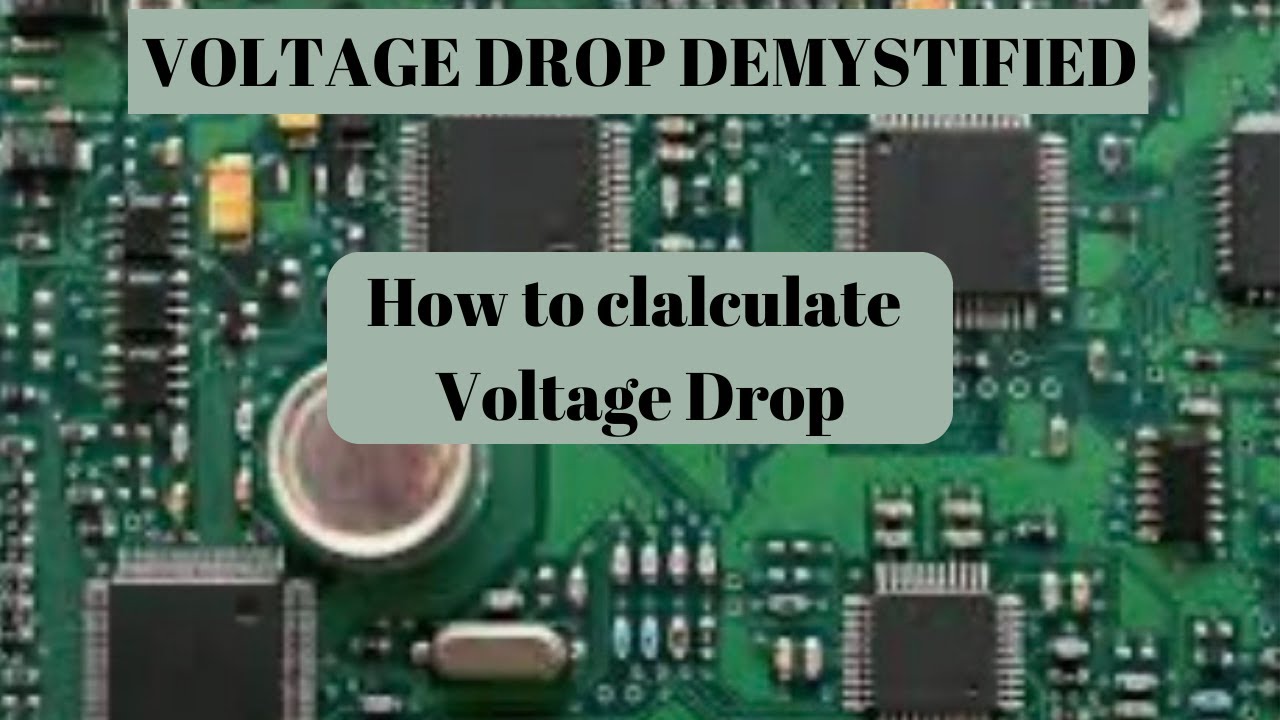 Voltage Drop Demystified - YouTube