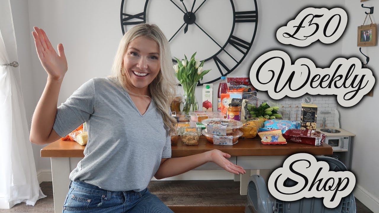 ALDI BUDGET FOOD SHOP HAUL | FAMILY WEEKLY FOOD SHOPPING | ellie polly ...