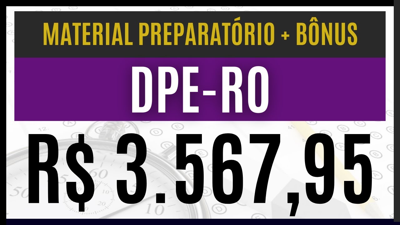 Como PASSAR no Concurso DPE-RO 2025 - Material EXCLUSIVO para Técnico ...