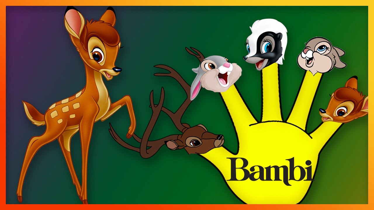 Bambi finger family song | Daddy finger song Bambi Bambi Puppets - YouTube