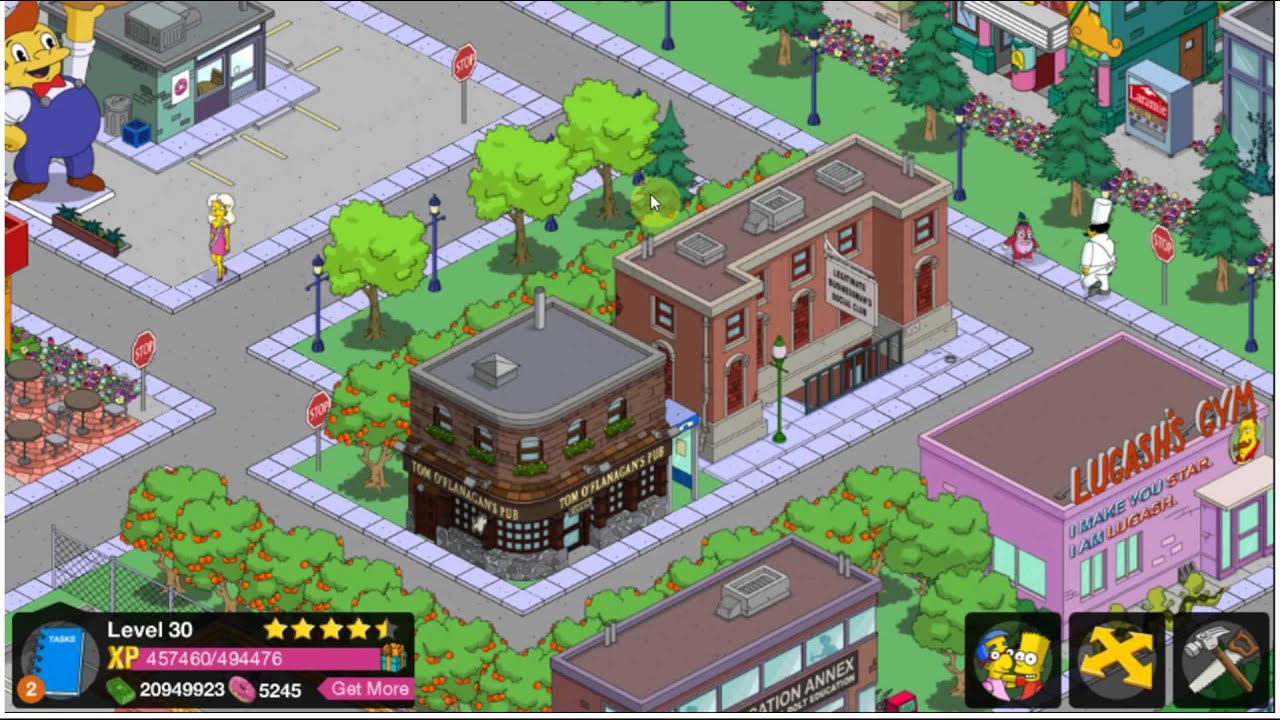 Simpsons Tapped Out | level 31 Update - YouTube
