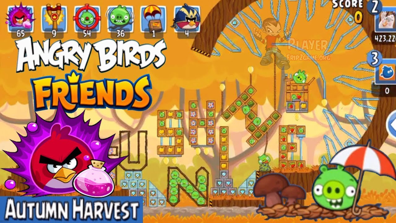 Angry Birds Friends Tournament - Autumn Harvest Event Gameplay - YouTube