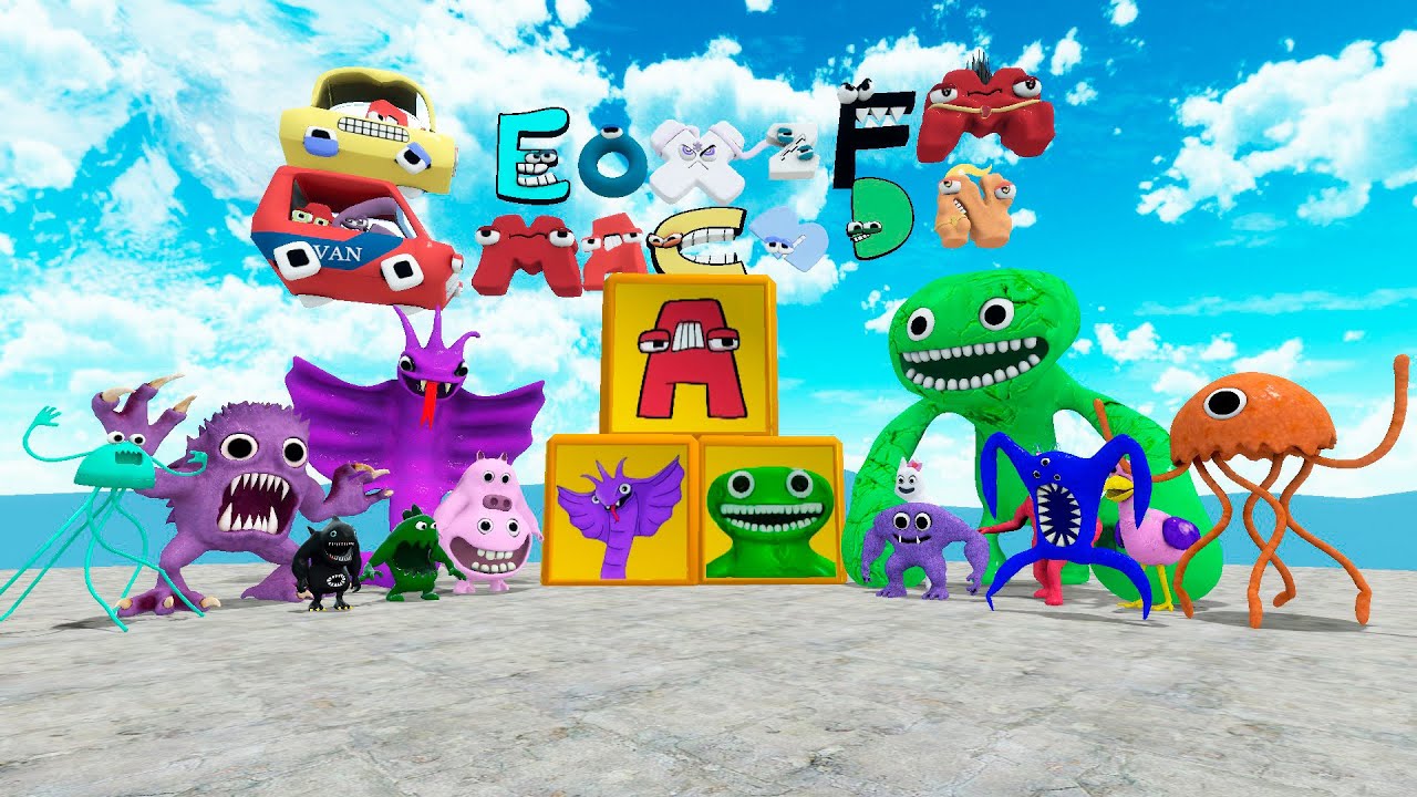 NEW LUCKY BLOCKS GARTEN OF BANBAN 3 FAMILY In Garry's mod - YouTube