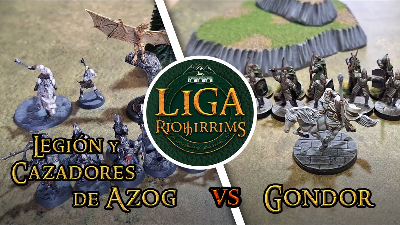 ⚔️ Middle Earth Final 1: Legión y Cazadores de Azog VS Gondor a 800 ...