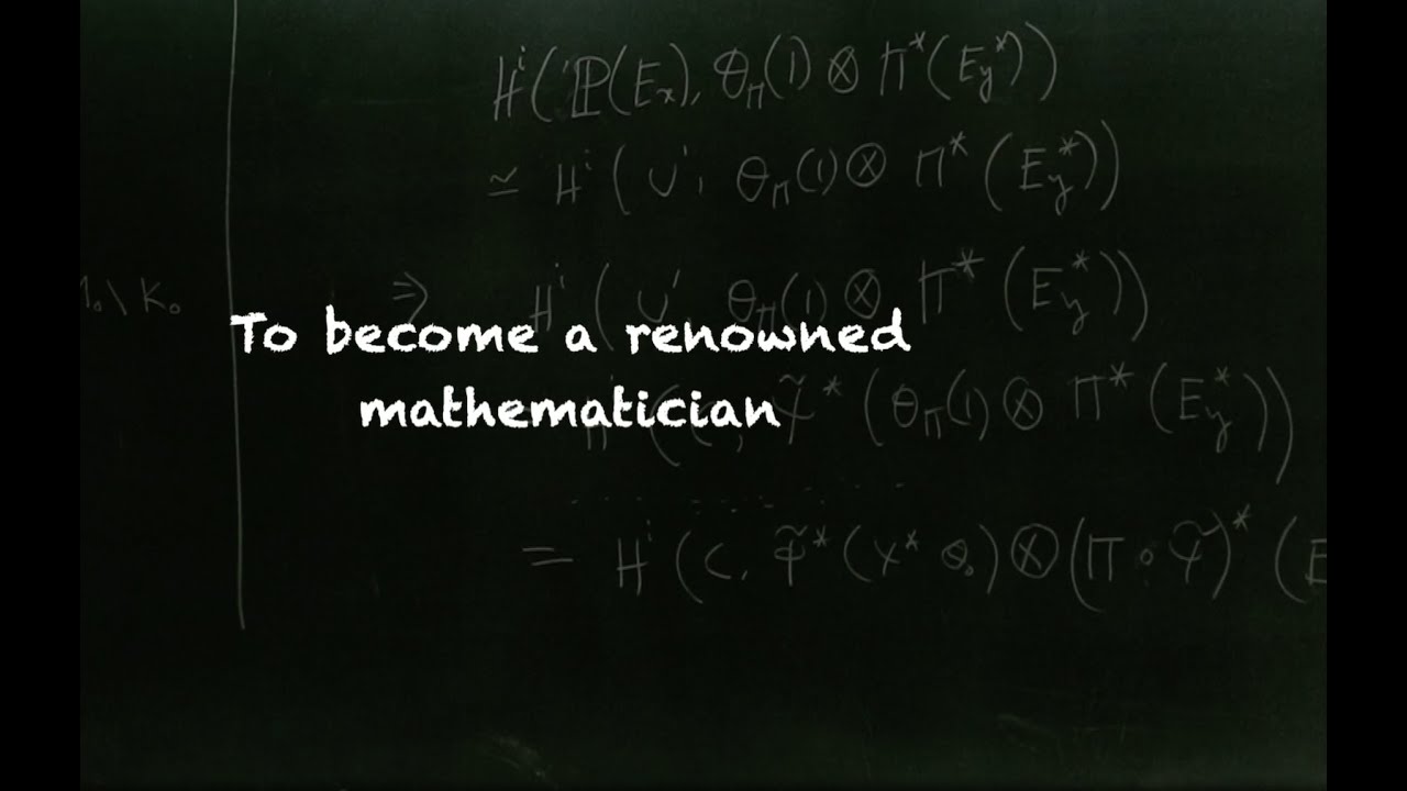 What does it take to become a mathematician? - YouTube