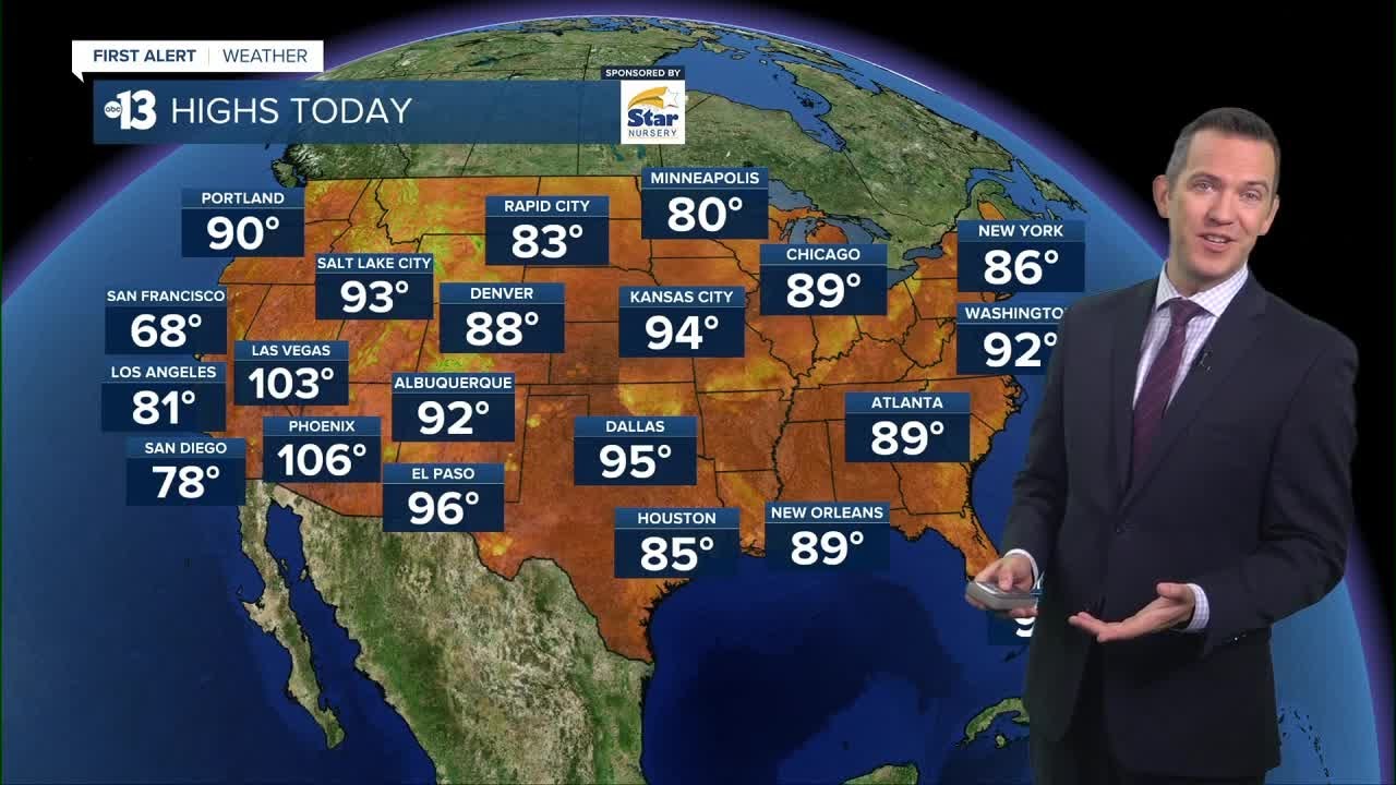 13 First Alert Las Vegas morning forecast | August 29, 2022 - YouTube
