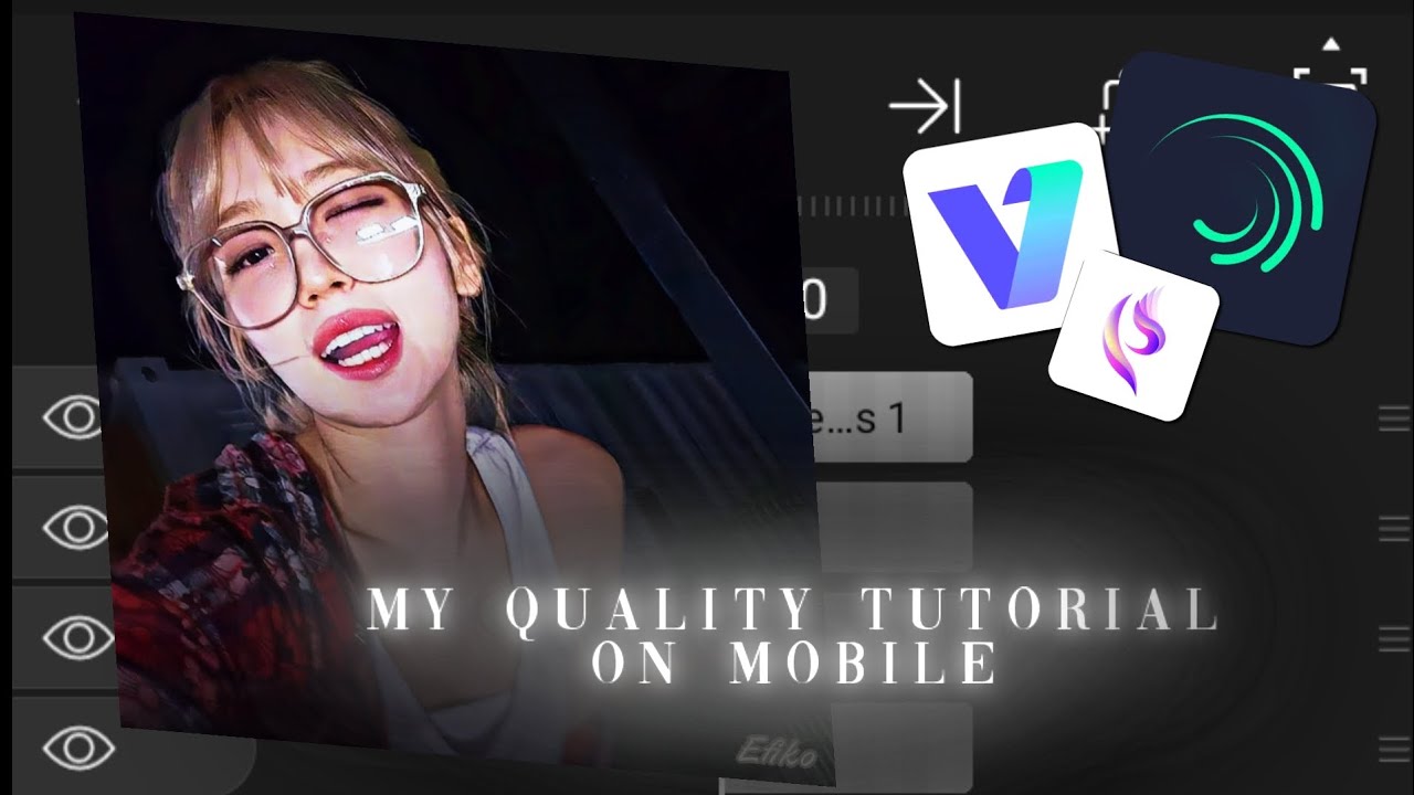 MY QUALITY TUTORIAL ON MOBILE🫧( ALIGHT MOTION, EFIKO, VMAKE AI)..! - YouTube