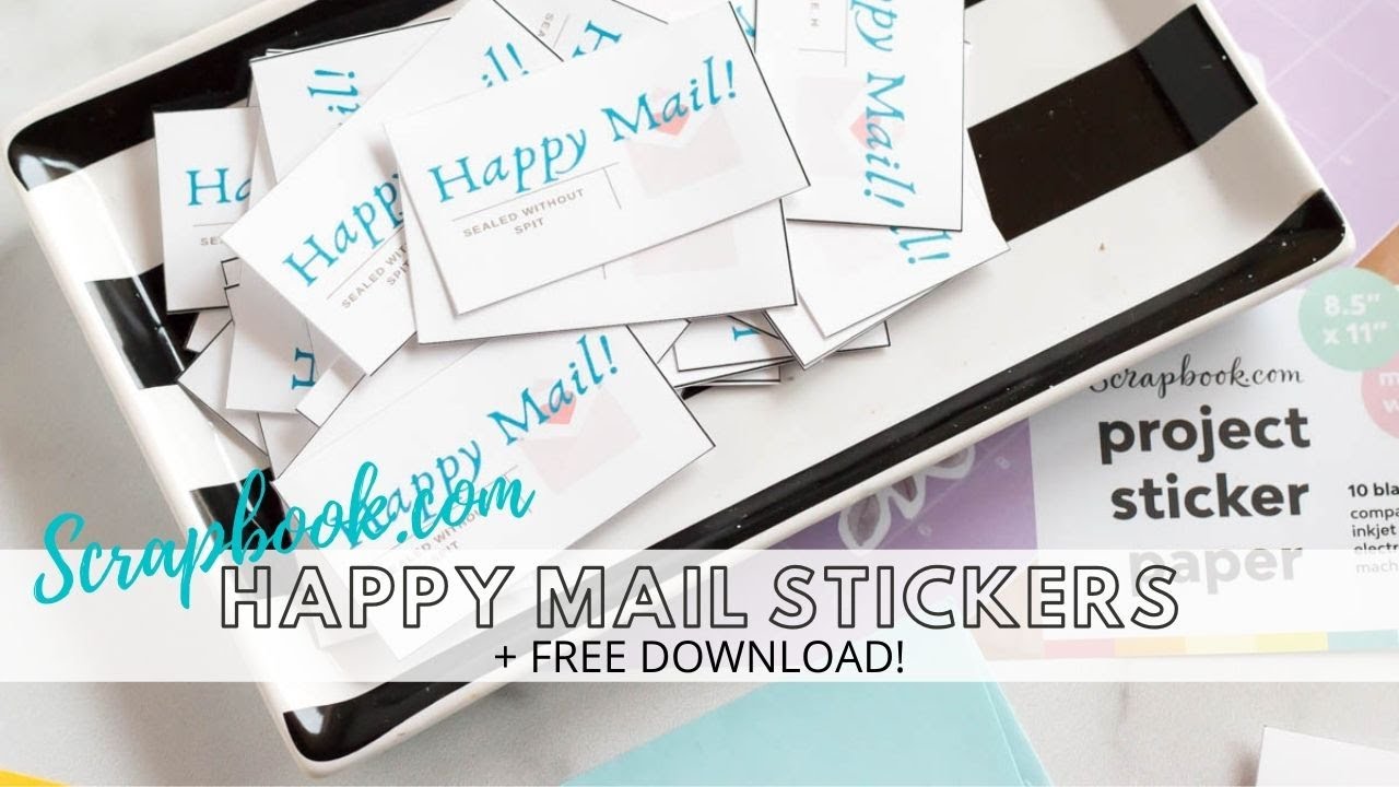 Happy Mail Stickers + FREE DOWNLOAD - YouTube