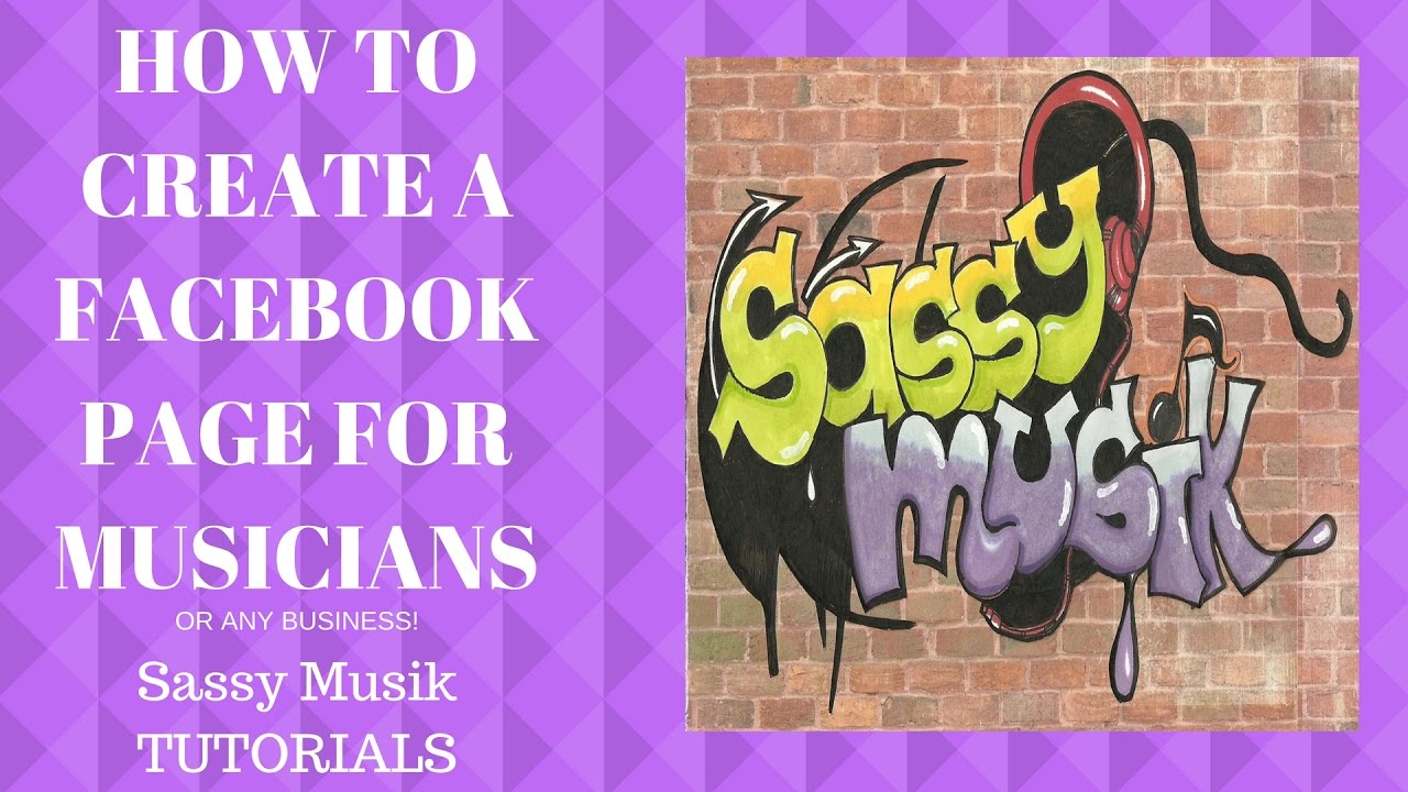 How to create a Facebook page for musicians 2020 - YouTube