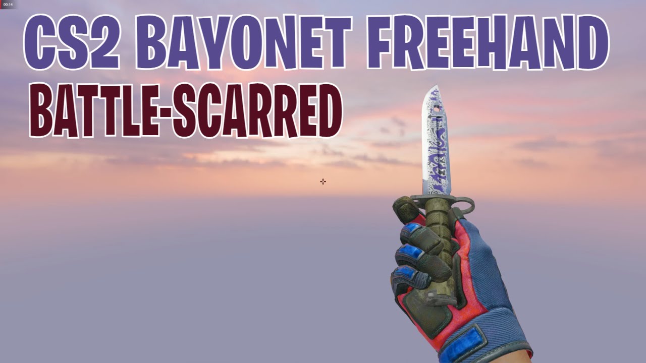 Bayonet Freehand (Battle-Scarred) | CS2 Skin Showcase #337 - YouTube