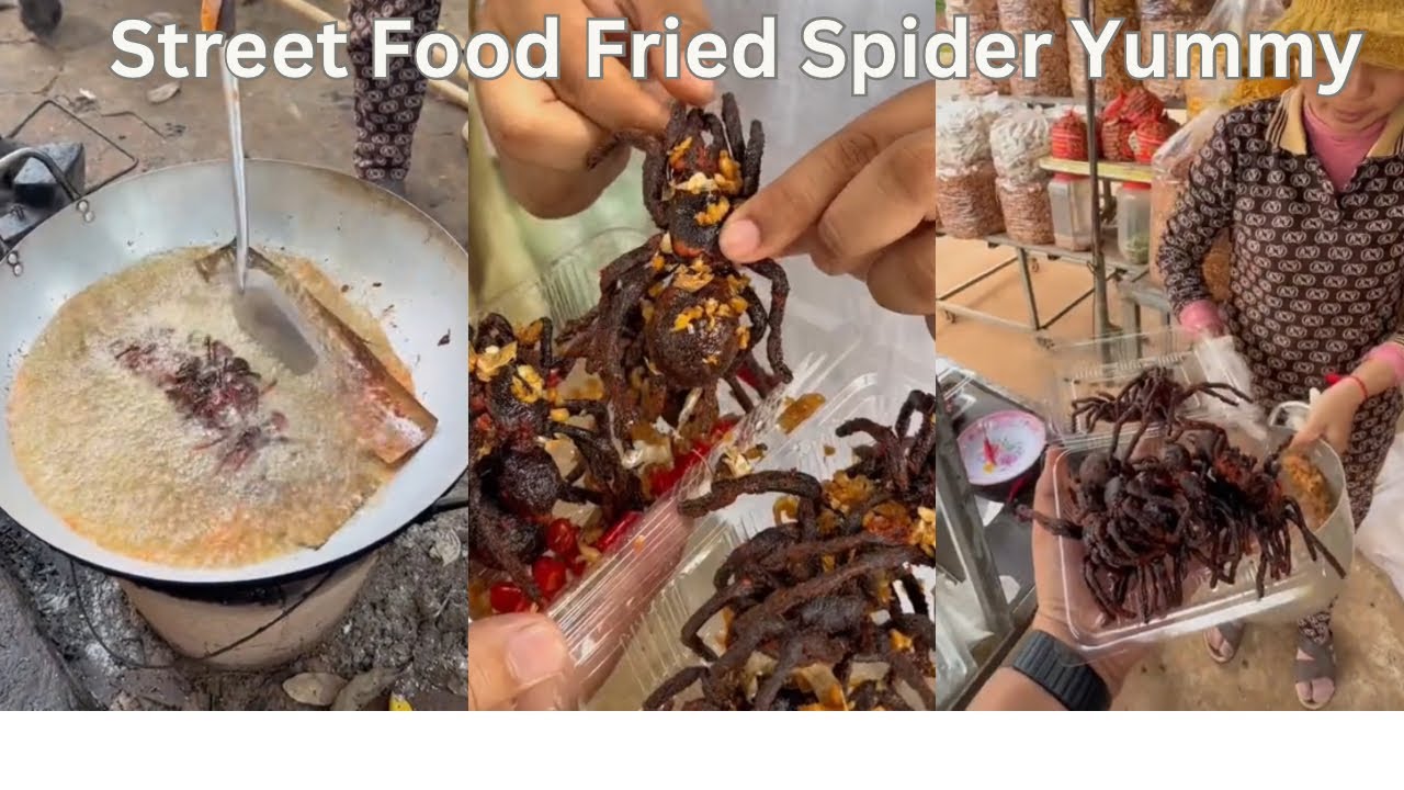 Amazing Street Food Fried Spider Cook Recipe Best Yummy Ever - YouTube