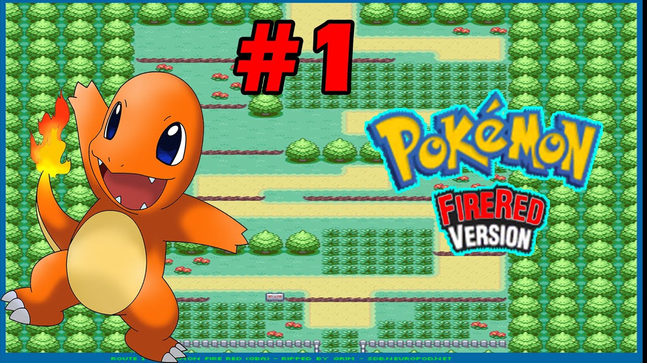 Lets play Pokemon Fire Red part 1 - Charmander - YouTube