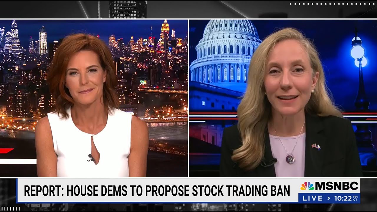 MSNBC: Spanberger Discusses Congressional Stock Trading Ban Gaining ...