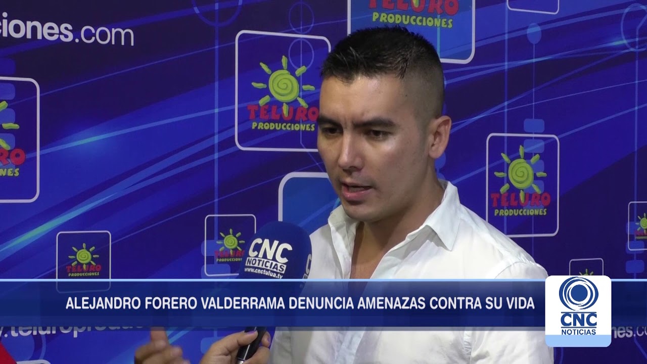 Precandidato Alejandro Forero denuncia amenazas contra su vida - YouTube