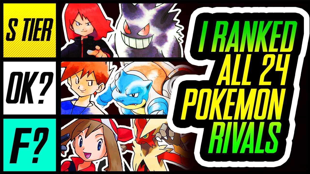I Ranked ALL 24 Pokemon Rivals | Mr1upz - YouTube