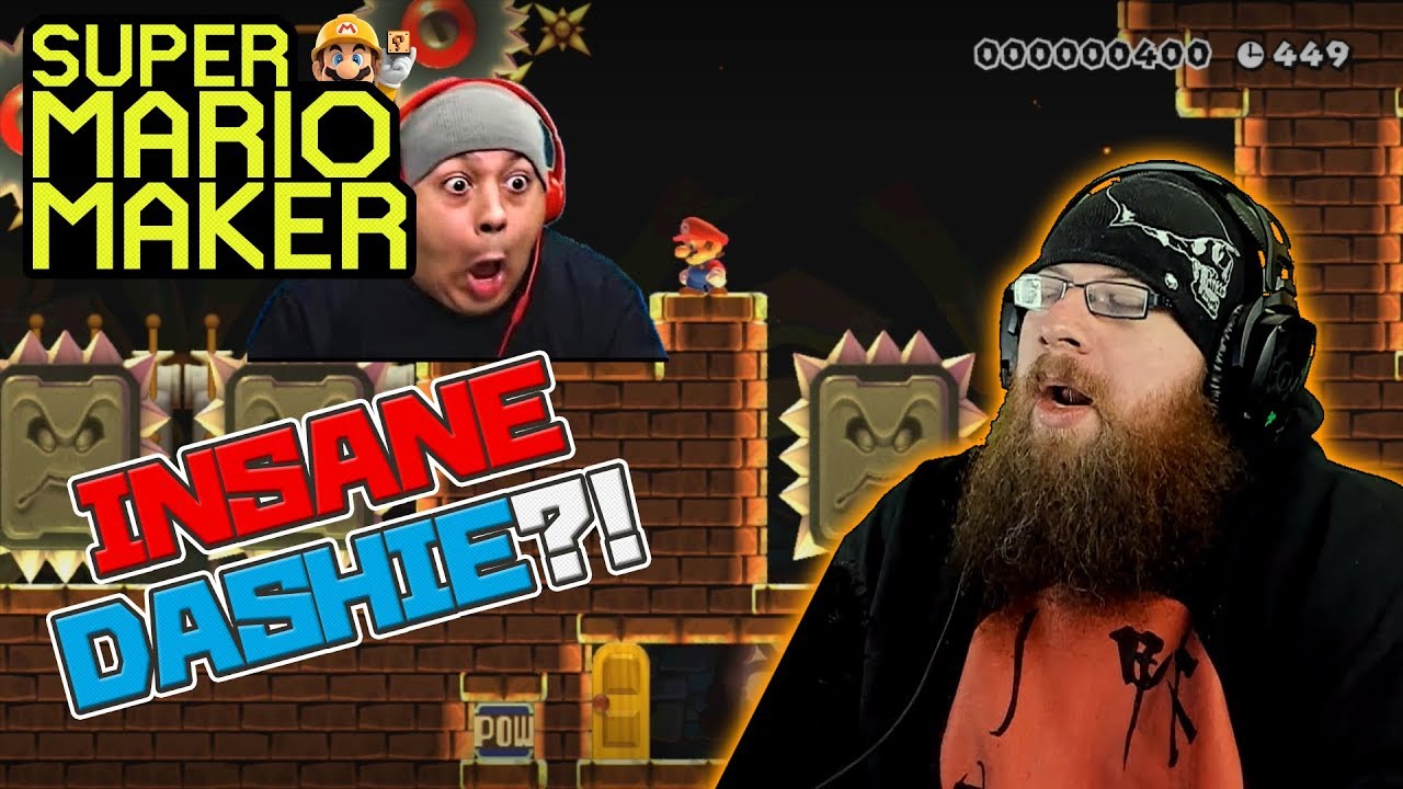 INSANE DASHIE?! - Super Mario Maker - OSHIKOROSU PLAYS DASHIE LEVELS ...