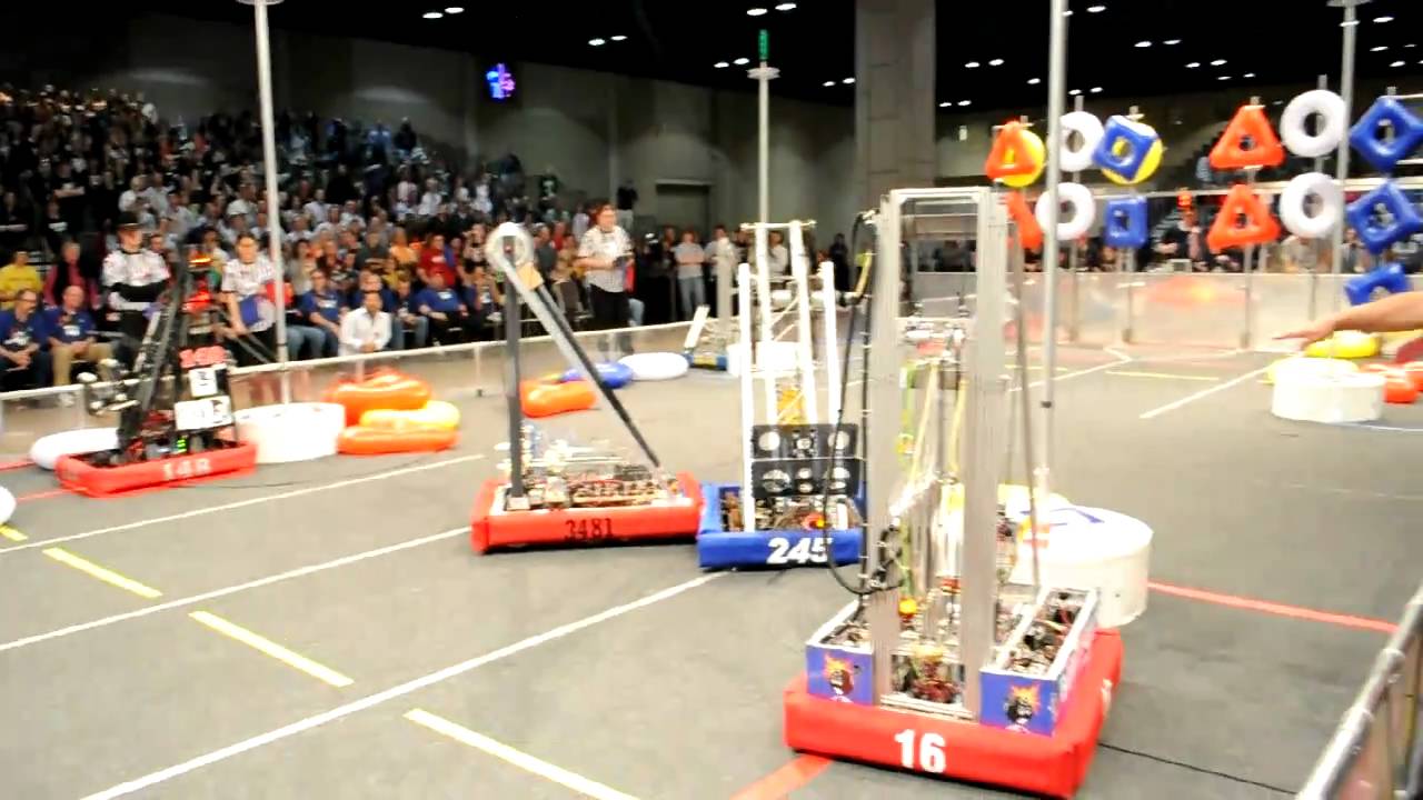 FIRST FRC Robotics Competition 2011 - Alamo Regionals 04 - YouTube