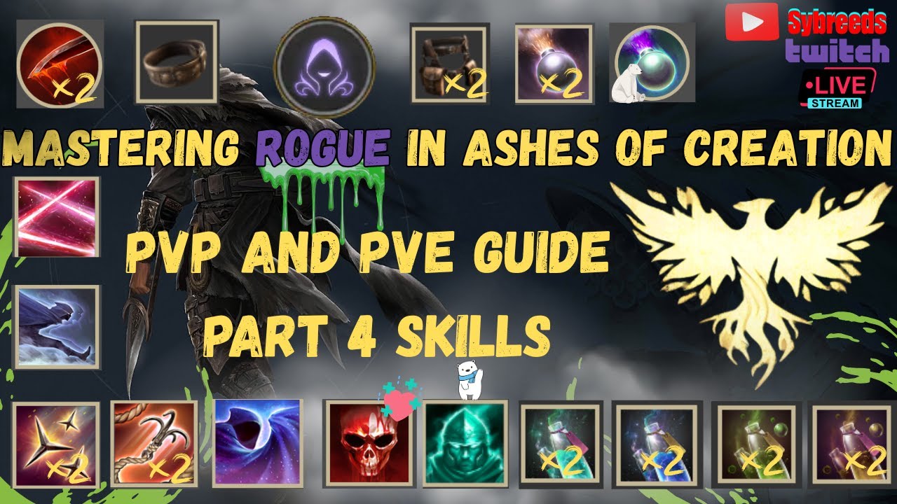 Mastering Rogue in Ashes of Creation PvP and PvE Guide Part 4 SKILLS ...