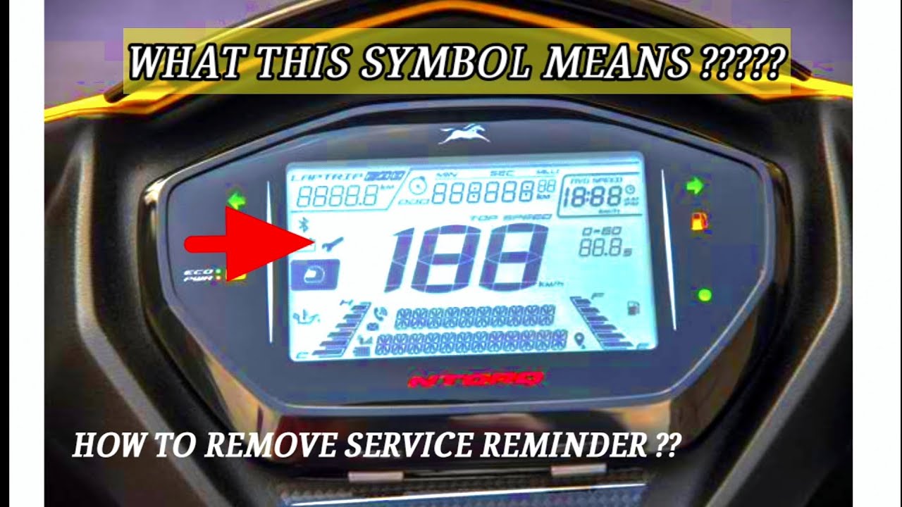 TVS ntorq service reminder rest🔧how to service reminder rest TVS ntorq ...
