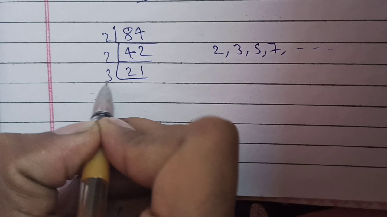 Prime Factors Of 84 YouTube Prime Factors Of 84 YouTube