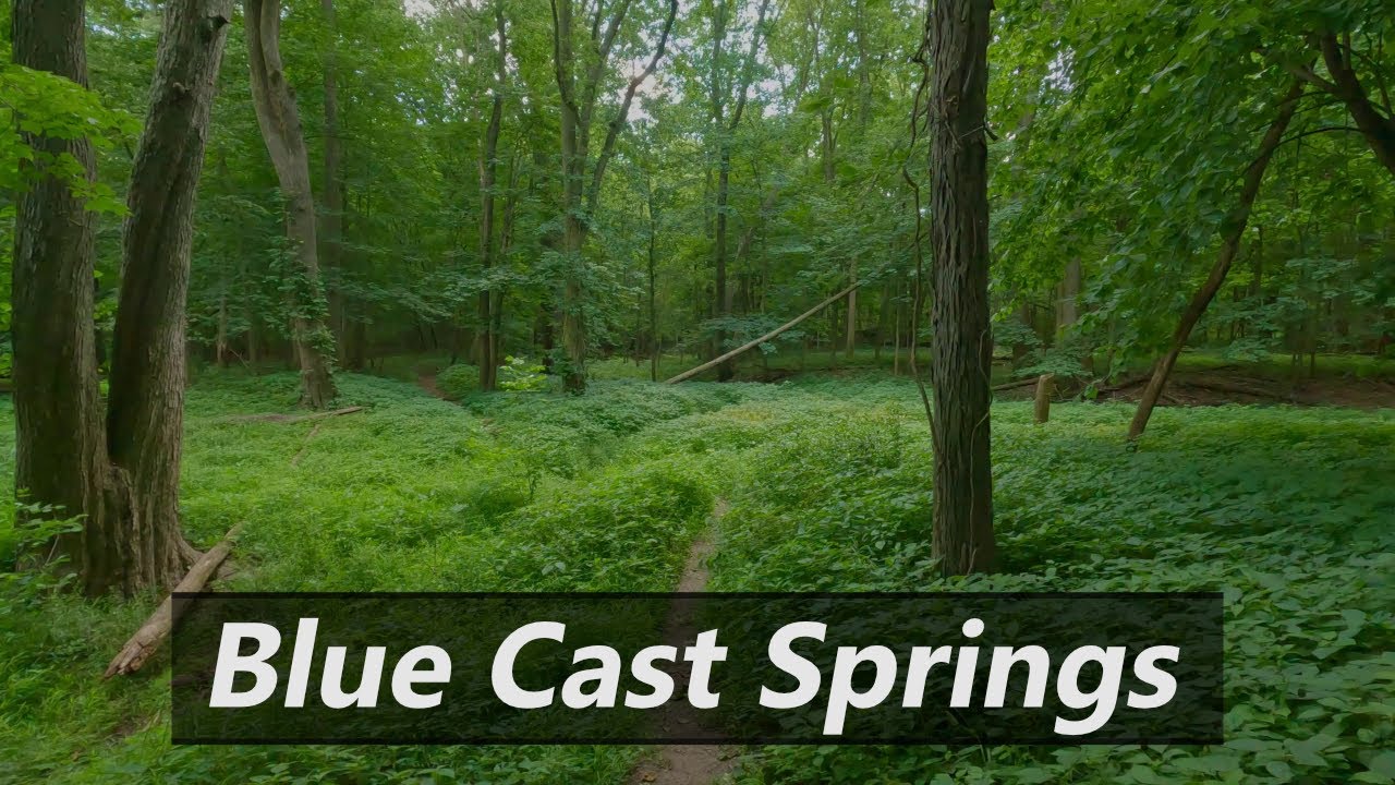 Blue Cast Springs Hiking Trail - Woodburn, Indiana - YouTube