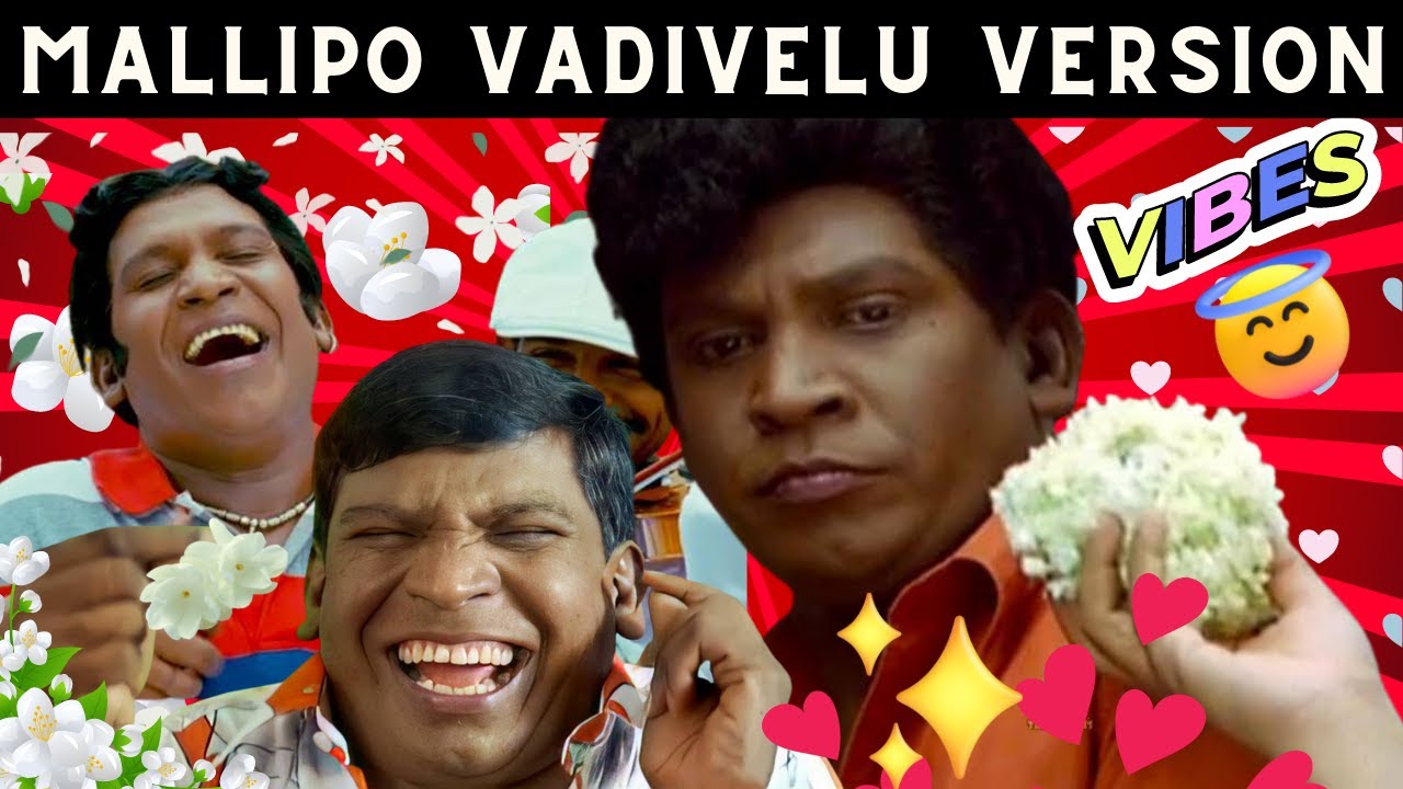 Mallipoo Song Video | Vadivelu Version| VTK | Silambarasan TR | Gautham ...